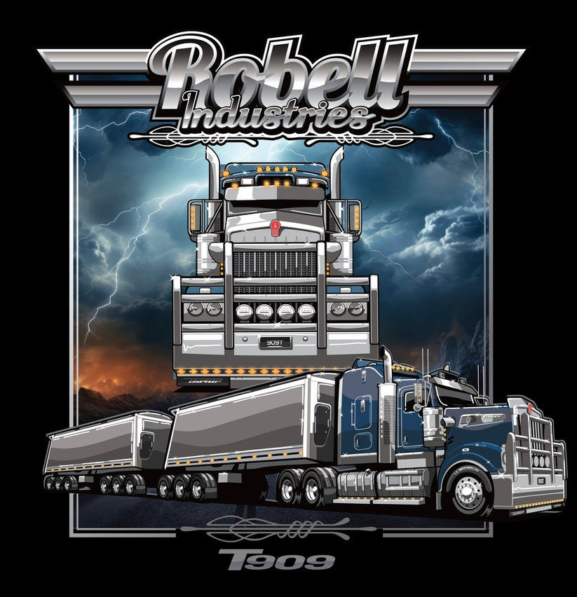 Kenworth T909 Grain Carter Sticker – LSM Clothing Co.